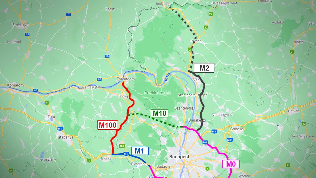 Fontos hír az autósoknak: így építik tovább az M2-es gyorsforgalmi utat ...
